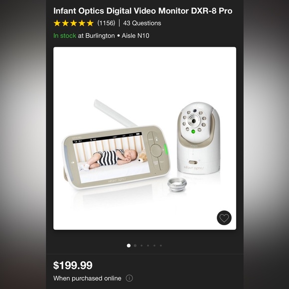 Infant Optics | Other | Infant Optics Dxr8 Pro | Poshmark